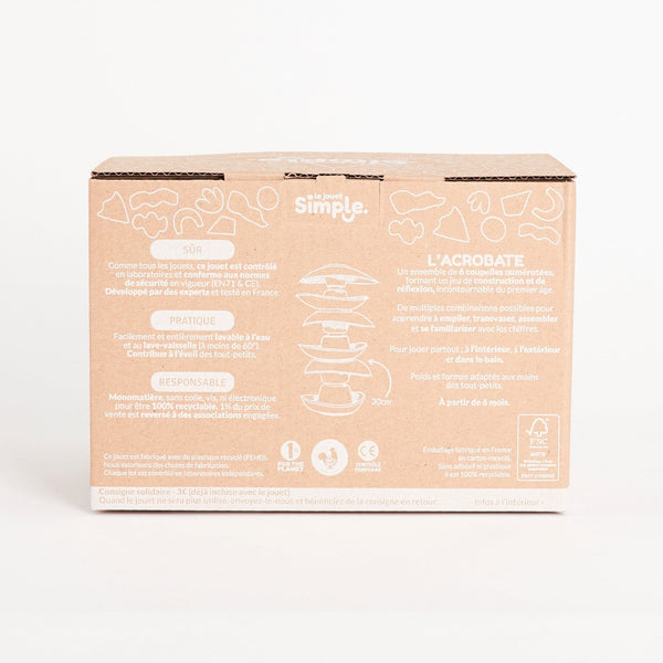 6 pack barques gigognes - LE JOUET SIMPLE | Emilie & Compagnie